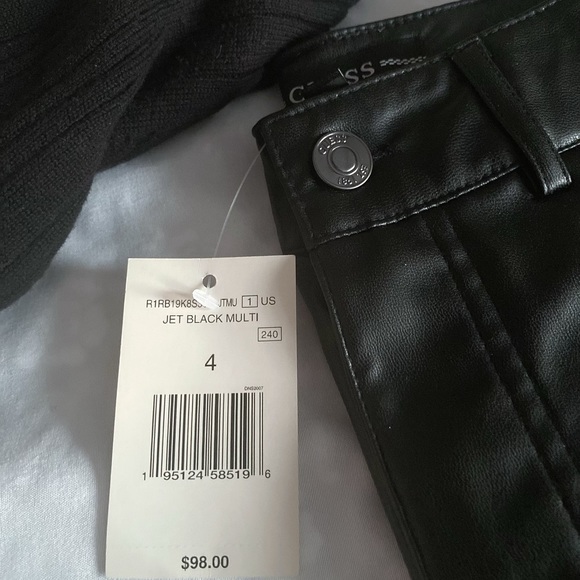 Guess | Pants & Jumpsuits | Guess Black Faux Leather Pants | Poshmark